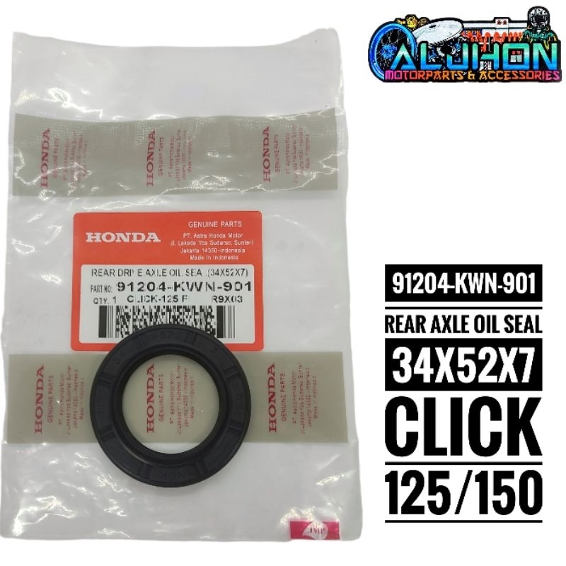 HONDA CLICK REAR AXLE OIL SEAL 34X52X7 Motorcycle | Shopee Malaysia