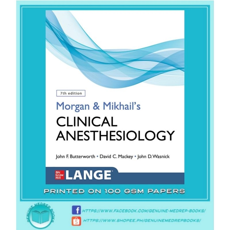 MORGAN & MIKHAIL'S CLINICAL ANESTHESIOLOGY 7TH EDITION | Shopee Malaysia