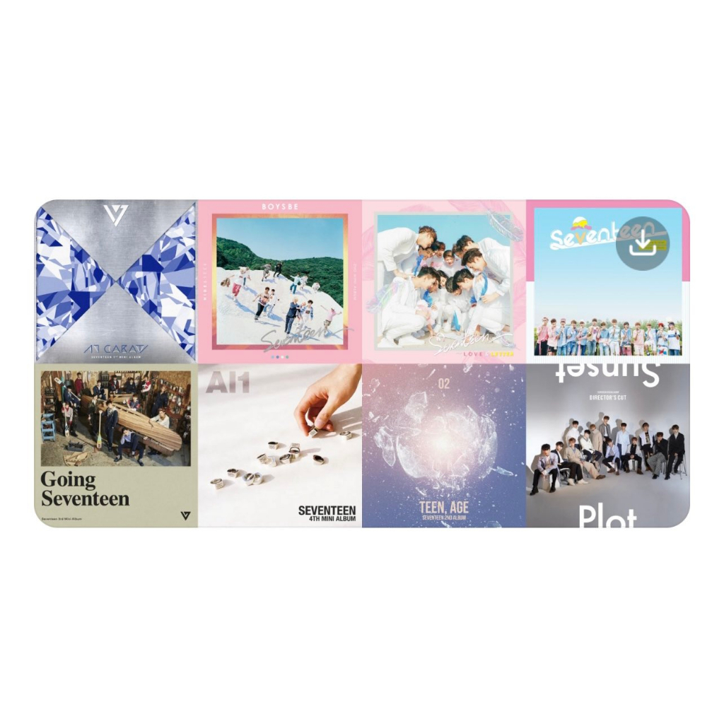 Seventeen Albums - 17 Carat, Boys Be, First Love & Letter, Going SVT ...