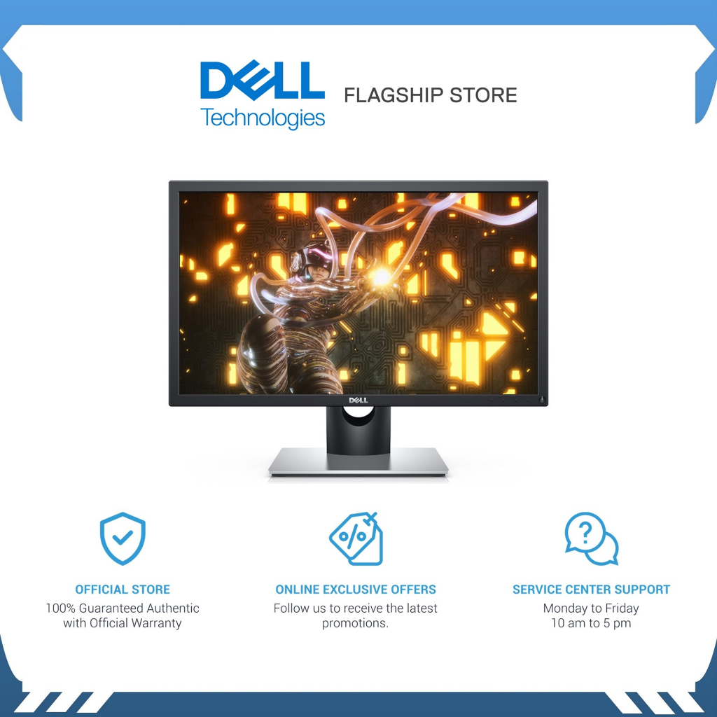 Dell SE2417HGX Gaming Monitor (24-inch Full HD 1920 x 1080, LED Edgelight System, Twisted ...