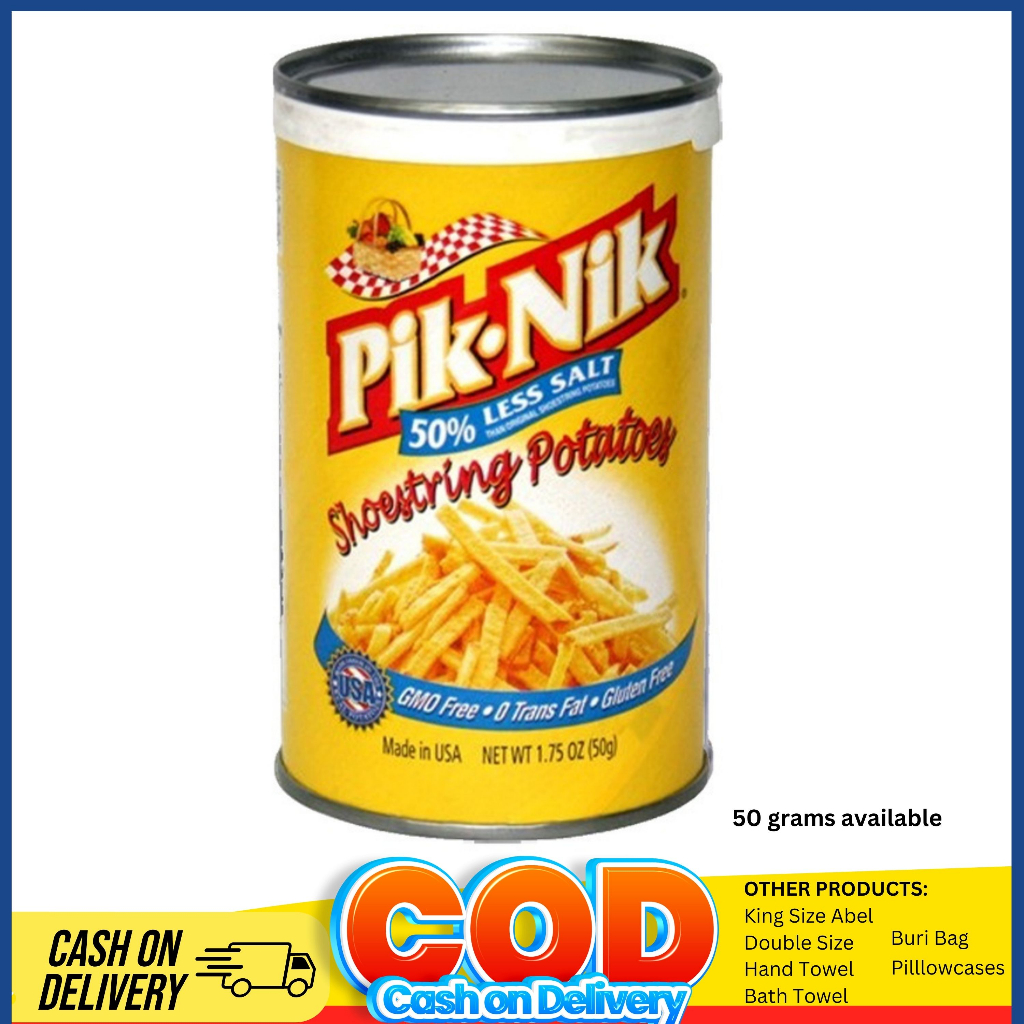 PIKNIK Fries Snacks Fries 50g Potato Shoestring Potatoes potato snack ...