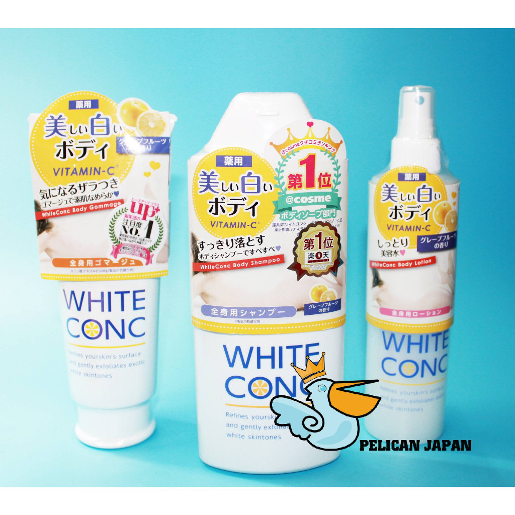 WHITE CONC WHITENING BODY FACE LOTION/ CREAM/ SHAMPOO COLLECTION - MADE ...