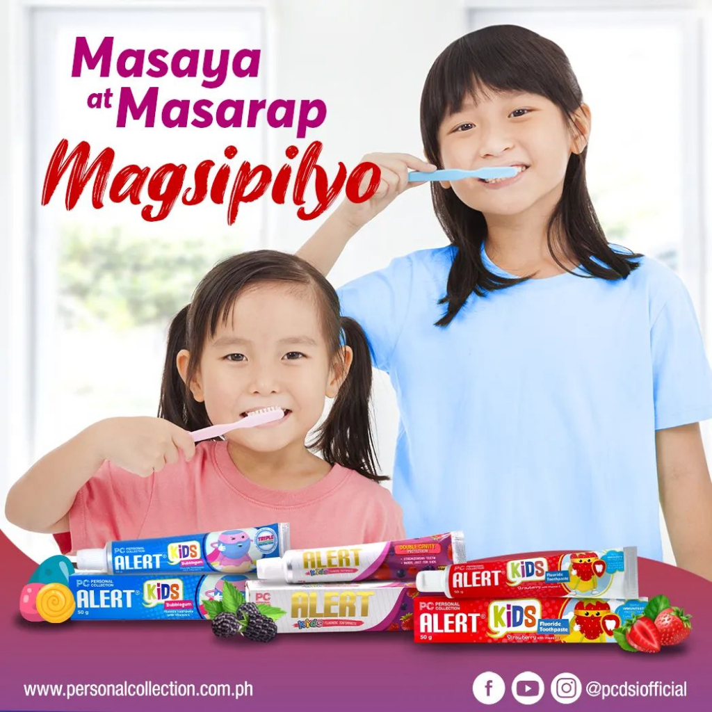 Alert Kids Toothpaste with Vitamins C 50g | Shopee Malaysia