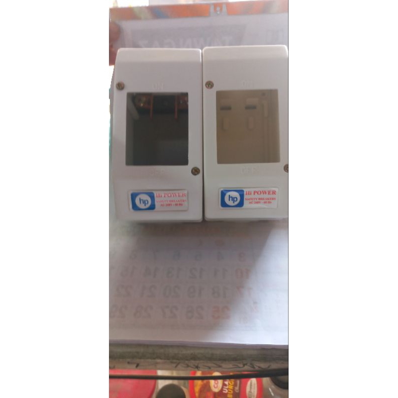 HP Safety breaker box enclosure only for 2 pole plug in and bolt on ...