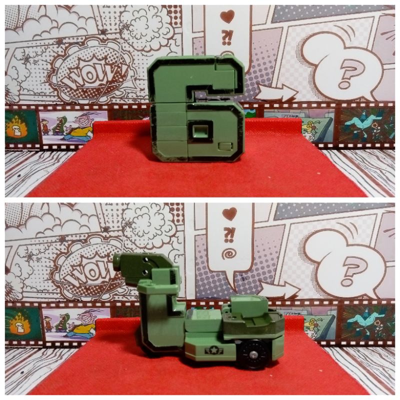 Number Bots Figure (Transformable) | Shopee Malaysia