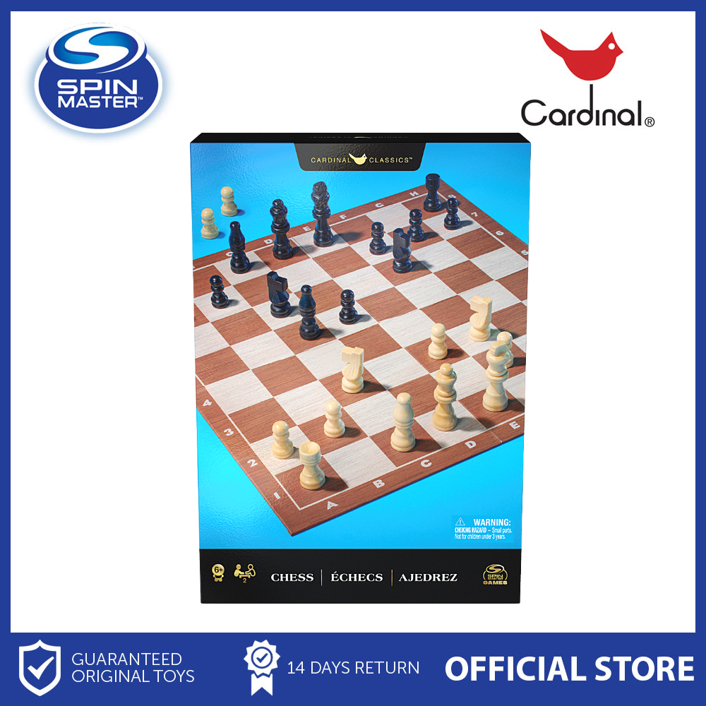 Spin Master Games, Cardinals Classics Wood Chess Set Board Games for ...