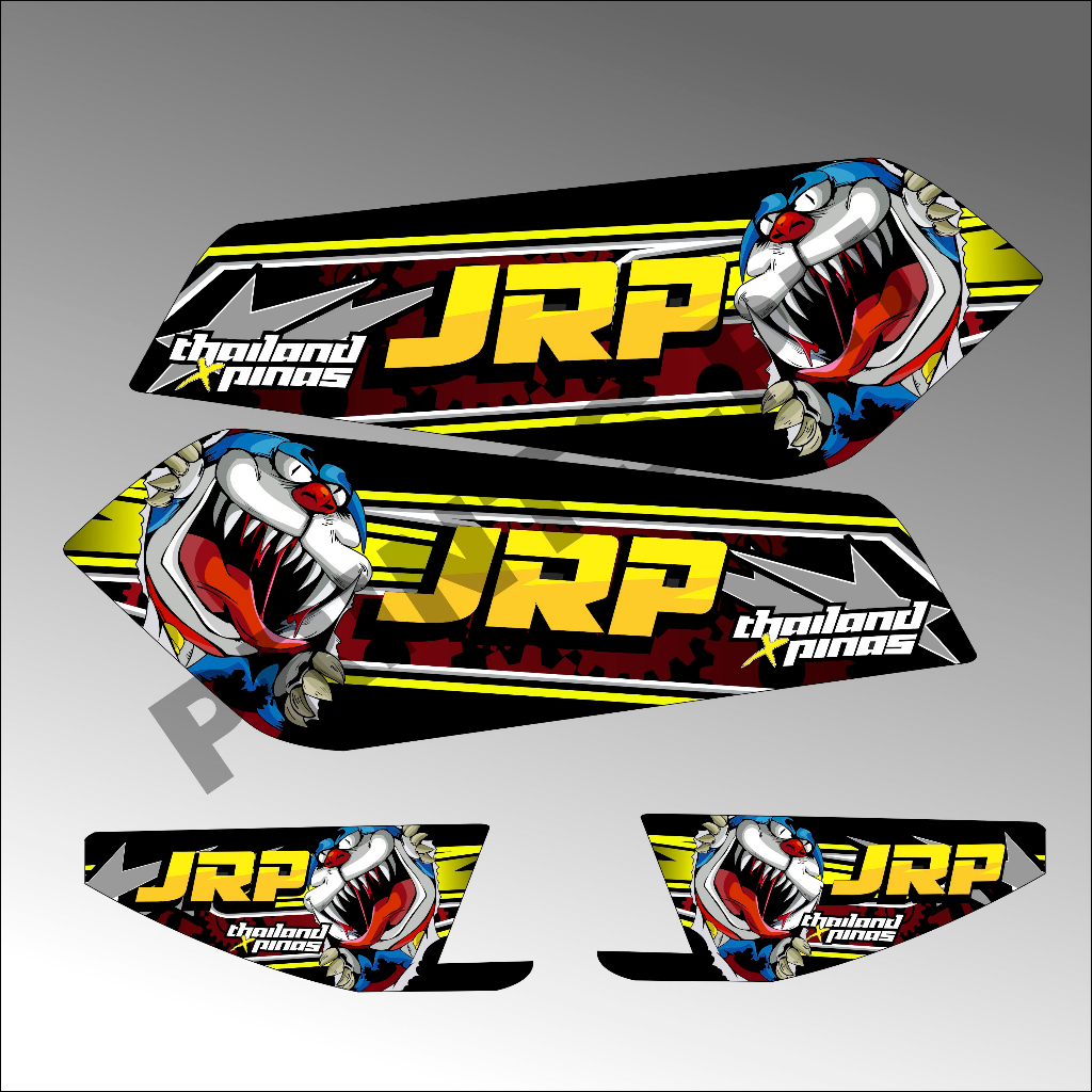 TMX RUSI PINOY MOTOPOSH SKYGO DECALS STICKER THAI DOREAMON JRP | Shopee ...