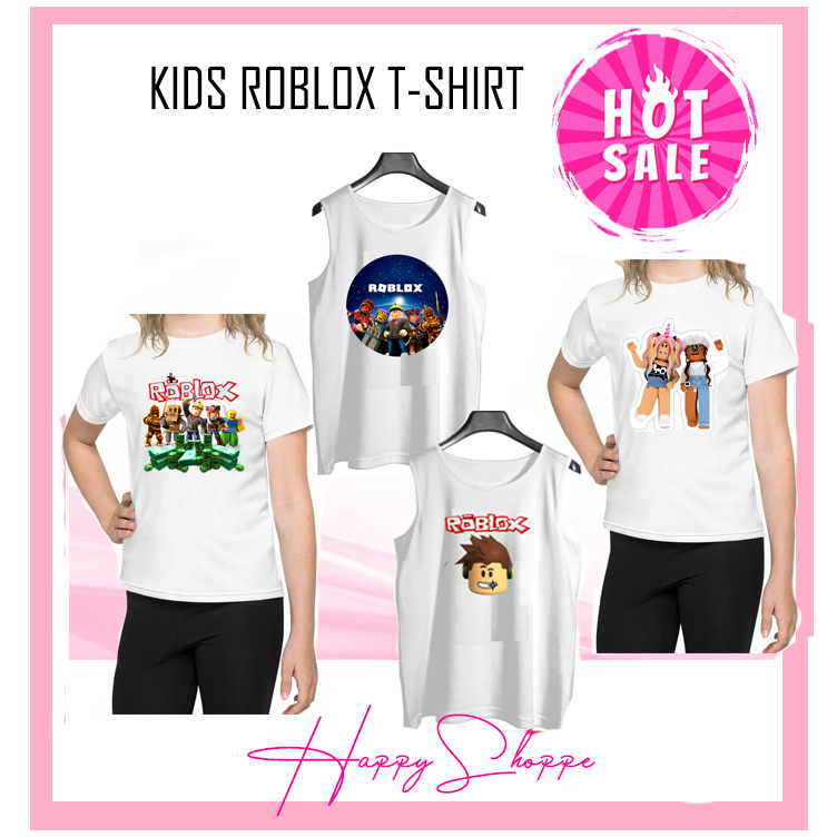 ROBLOX KID T-SHIRT / ROBLOX KID SANDO / ROBLOX PLAY KID TSHIRT | Shopee ...