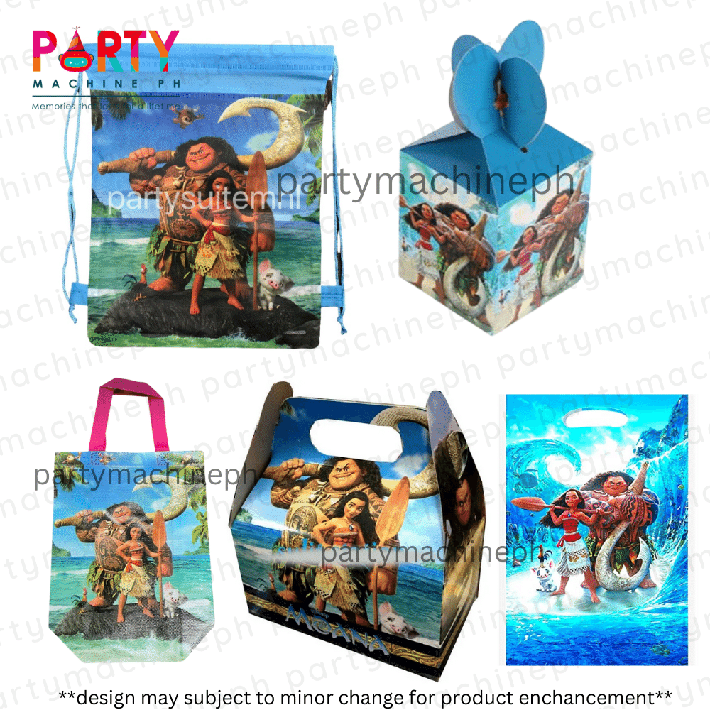 12pcs moana drawstring bag / moana bag / moana birthday giveaways ...