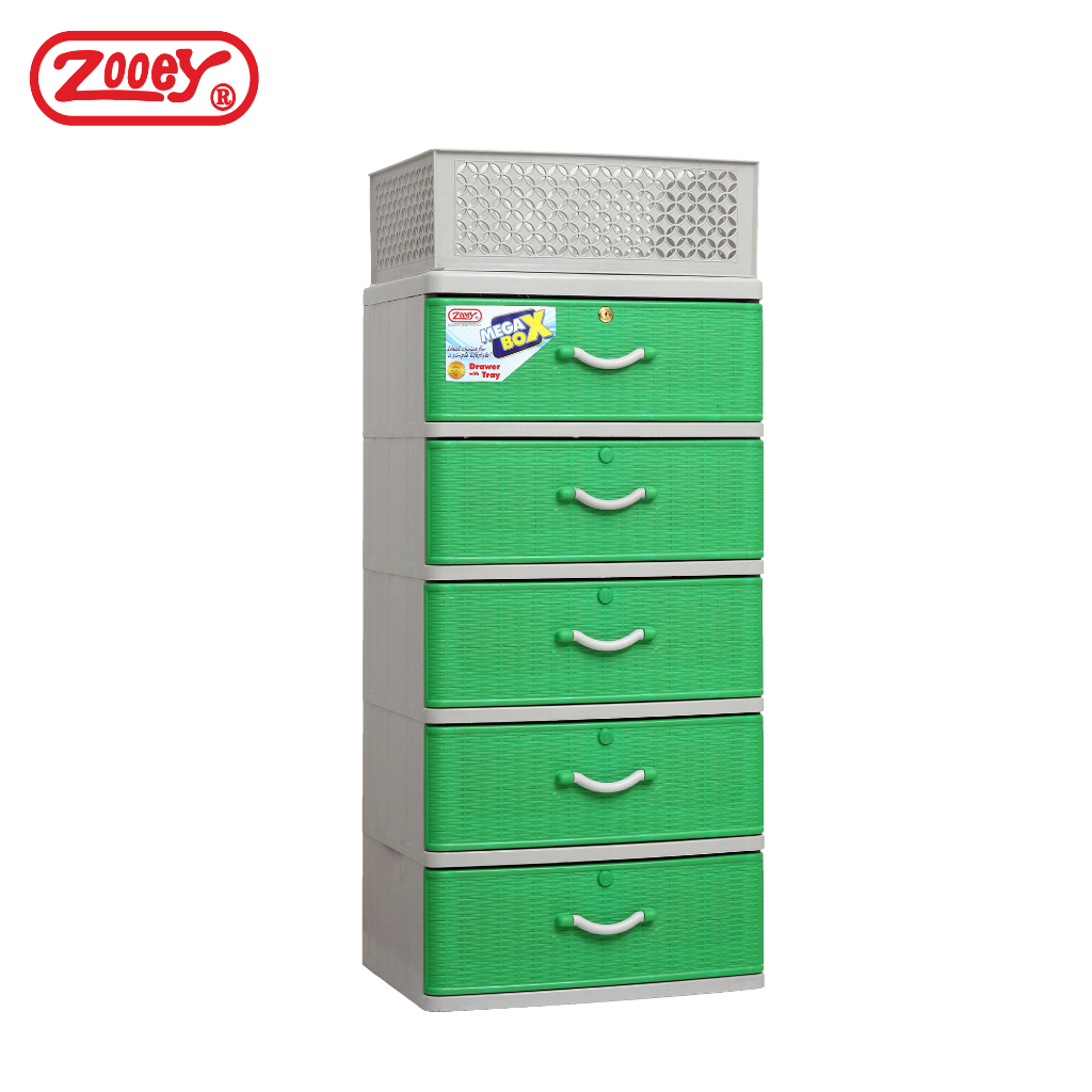 Zooey Mega Box Drawer 5 Layer No. 399-5L | Shopee Malaysia