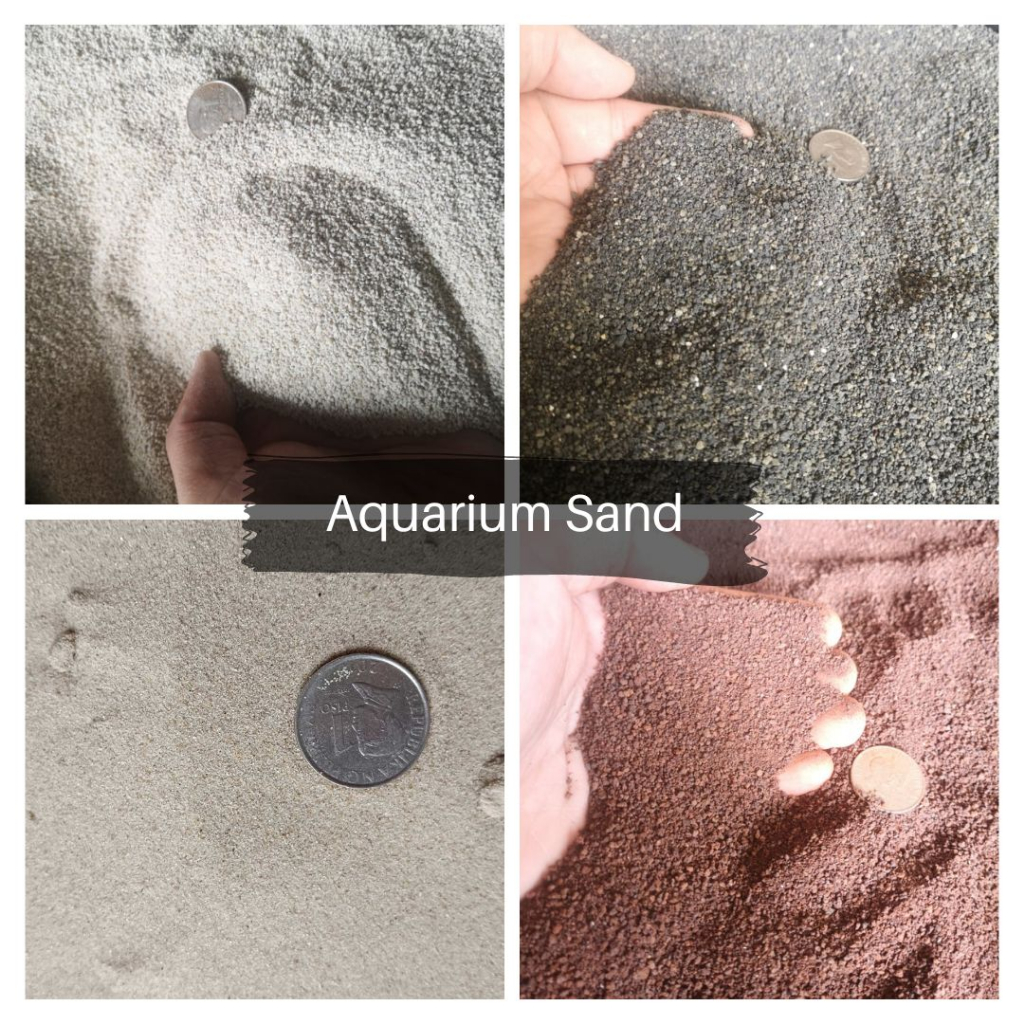 Aquarium Sand - sold per kilo [Black Sand, Red Sand, White Sand, Silica ...