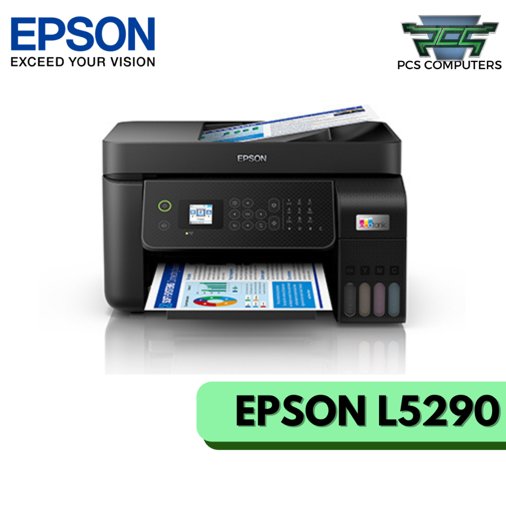 Epson EcoTank L5290 A4 Wi-Fi All-in-One Ink Tank Printer with ADF -High ...