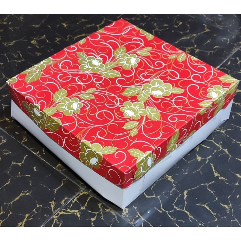 10X10X4 CAKE BOX GOLD FLOWER DESIGN NO WINDOW (X10 PCS) | Shopee Malaysia