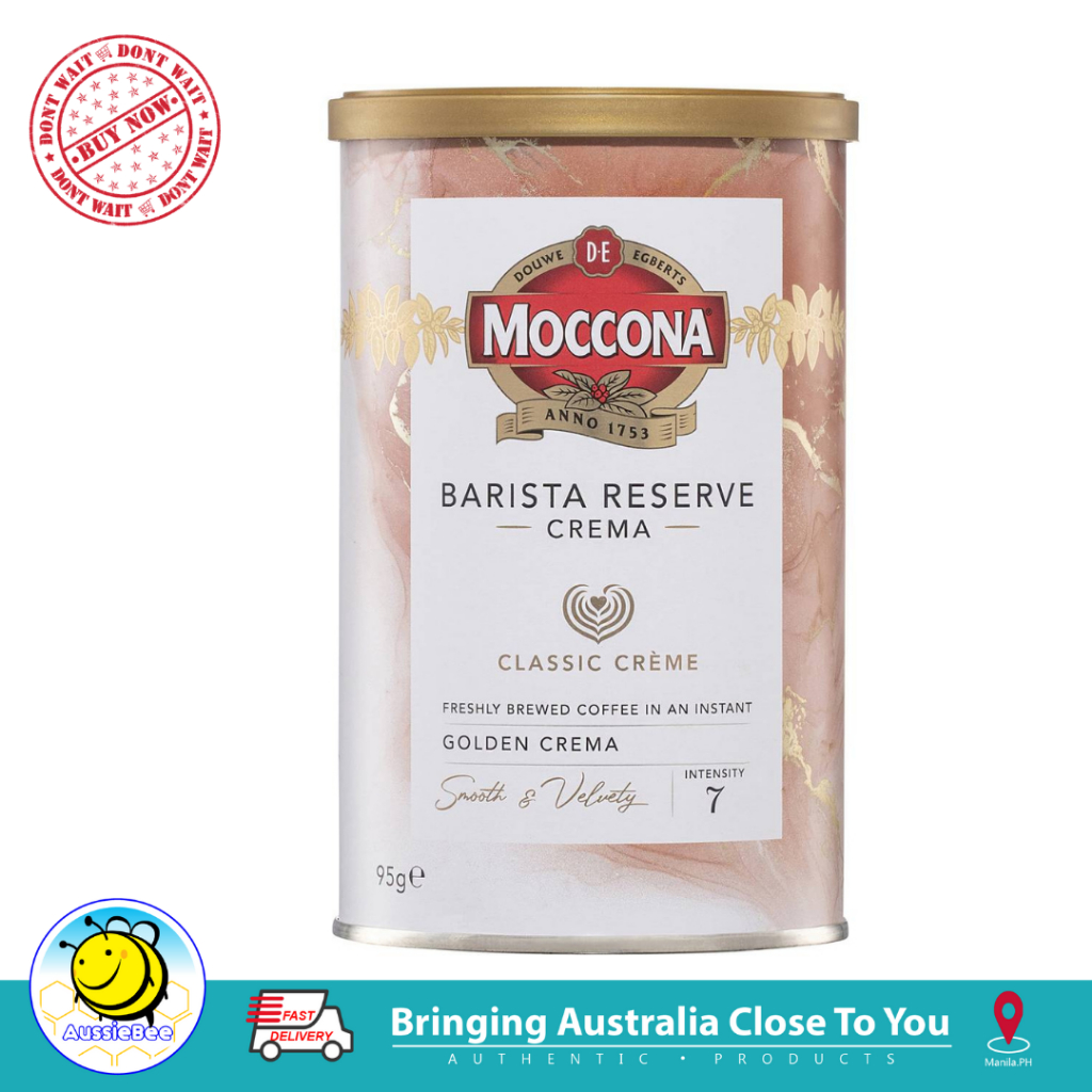 Moccona Barista Reserve Classic Creme Instant Coffee 95g (expiry 09/10 ...