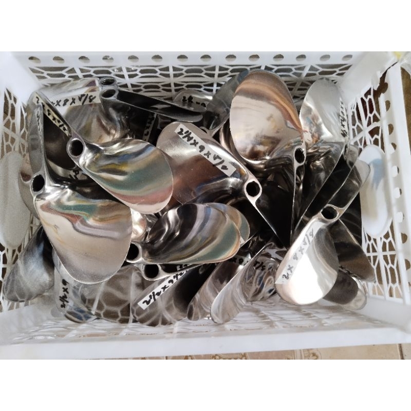 elesi propeller bangka boat stainless 5/8 304 mango type | Shopee Malaysia