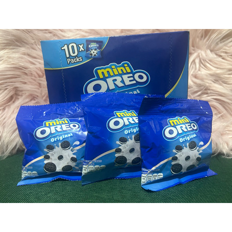 Oreo Mini Chocolate/Vanilla Biscuits (10 pcs) | Shopee Malaysia