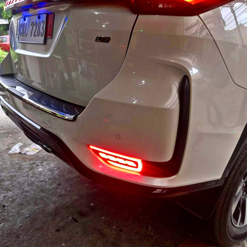 Toyota Fortuner 2016-2023 Rear Bumper Reflector with Light | Shopee ...
