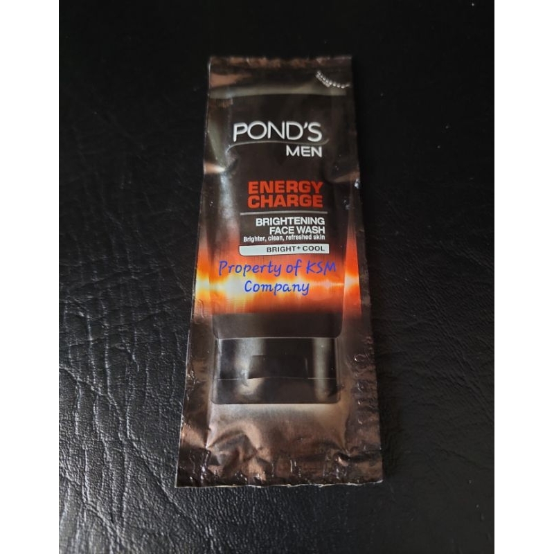 POND'S MEN'S ENERGY CHARGE BRIGHTENING FACE WASH CLEANSER 10g (SOLD PER ...