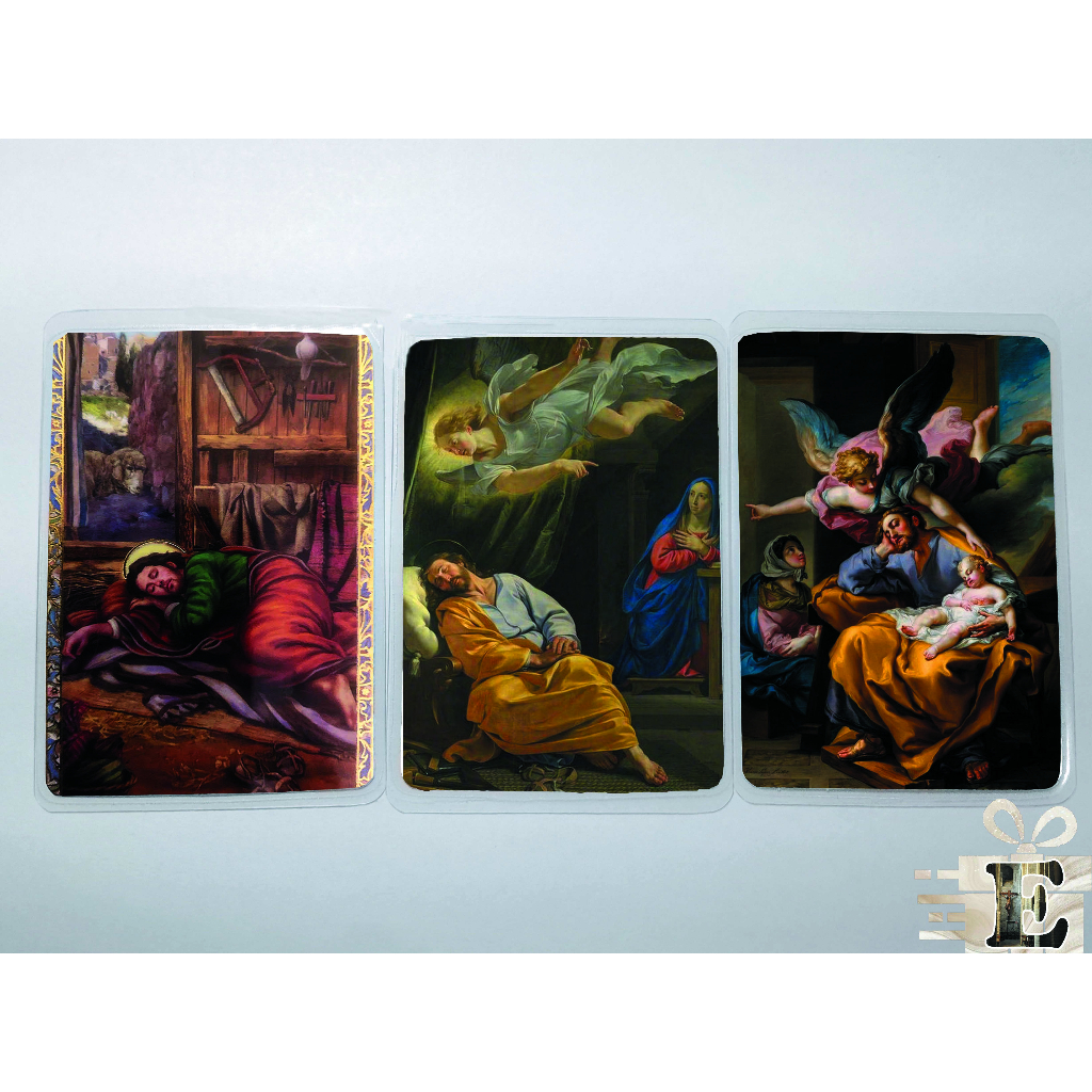 Emmanuel Gift/s for You - SLEEPING ST JOSEPH ( CATHOLIC LAMINATED ...