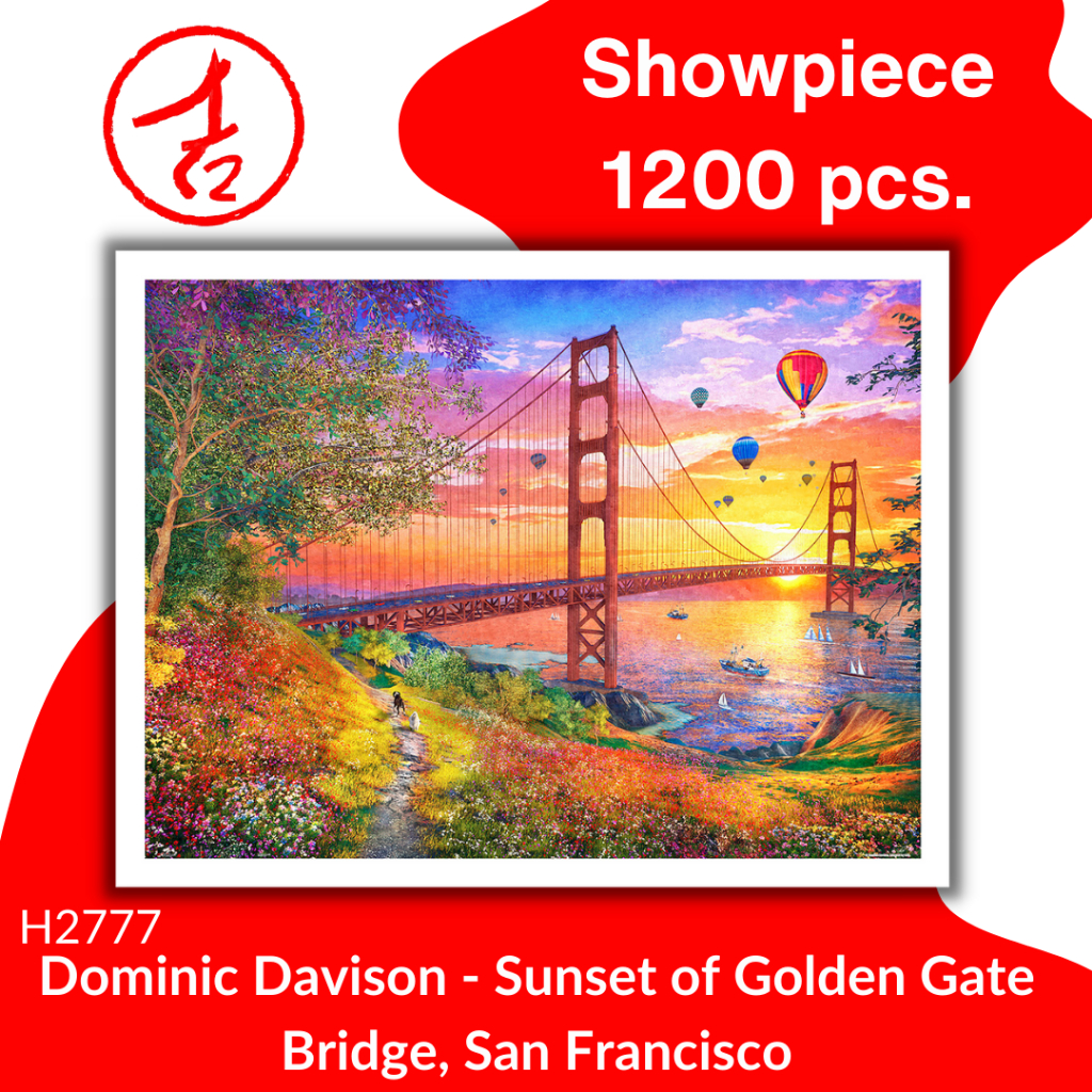Pintoo Dominic Davison - Sunset of Golden Gate Bridge, San Francisco ...