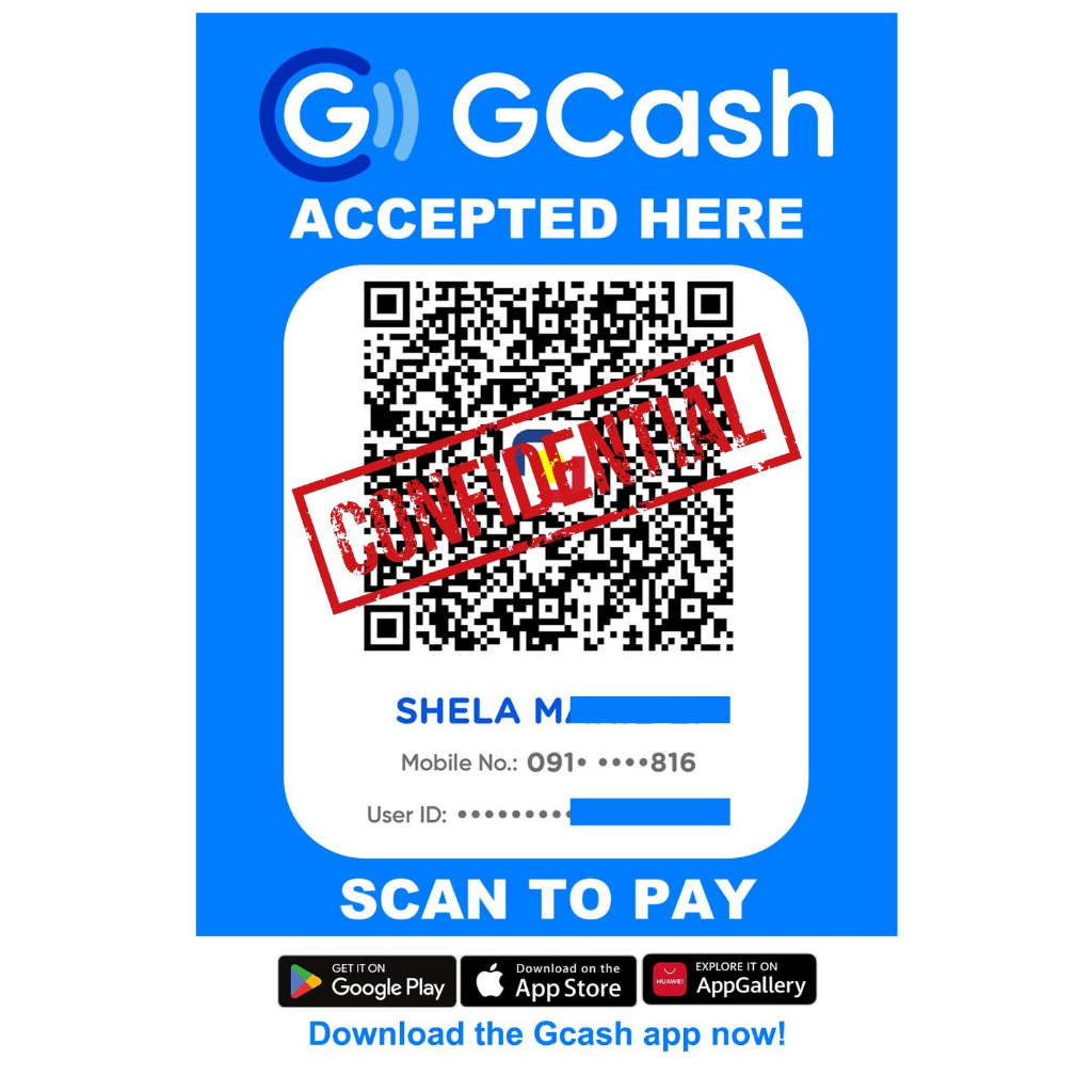 Scan QR Board: Maya, Gcash, BDO, Unionbank, BPI, Shopeepay, Grabpay NO ...