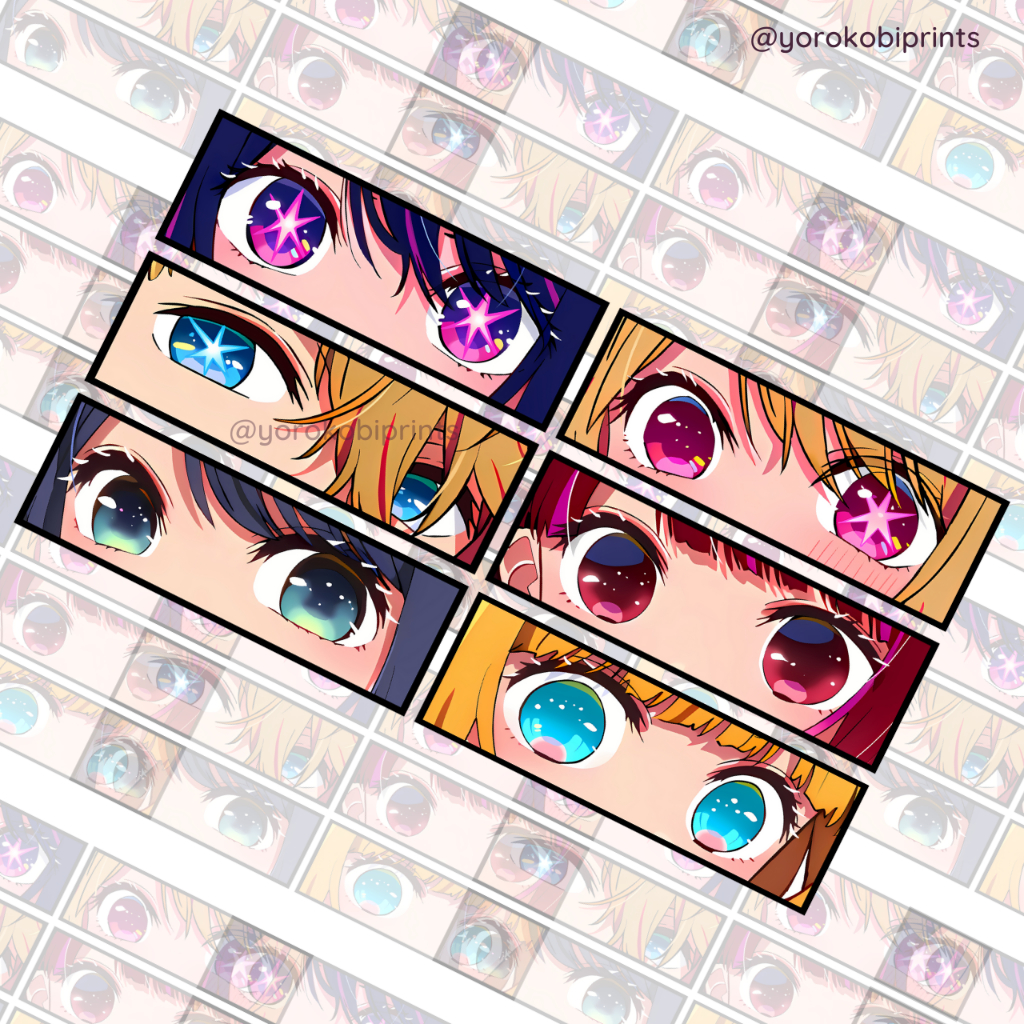 Oshi no Ko - Ai, Ruby, Aqua, Kana, Akane, Mem-Cho - Eye Slap ...