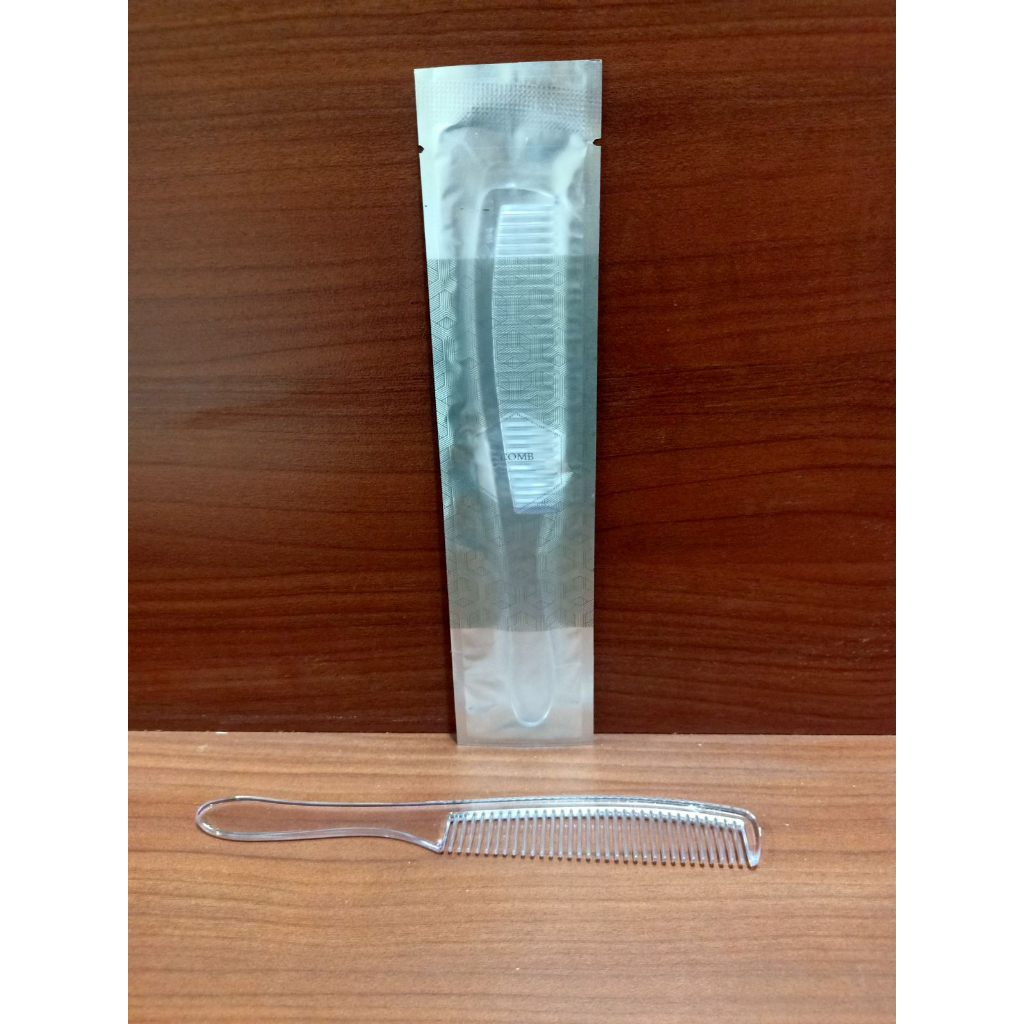 (200pcs) Comb; Hotel Amenities Comb; Plastic Comb Paper pack | Shopee ...