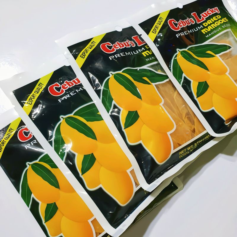 Cebu’s Lucky Dried Mangoes (1PACK x 100g) Mango Slices, Joanna Dried Mangoes, Philippine Brand ...