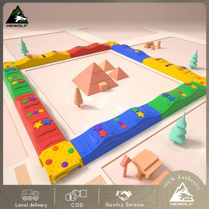 Wavy Circle Balance Beam Set Tactile Stepping Stone Indoor Outdoor Toy ...