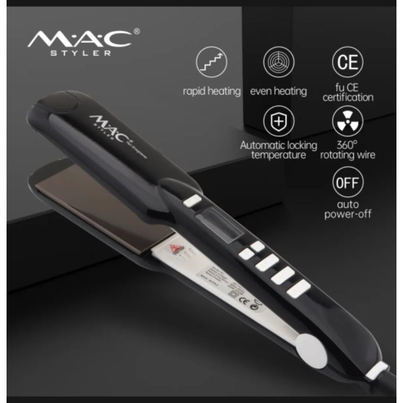 MAC STYLER MC 2025 HAIR STRAIGHTENER | Shopee Malaysia