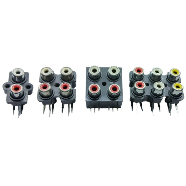 RCA JACK CHASSIS TYPE - 2P , 4P , 6P | Shopee Malaysia