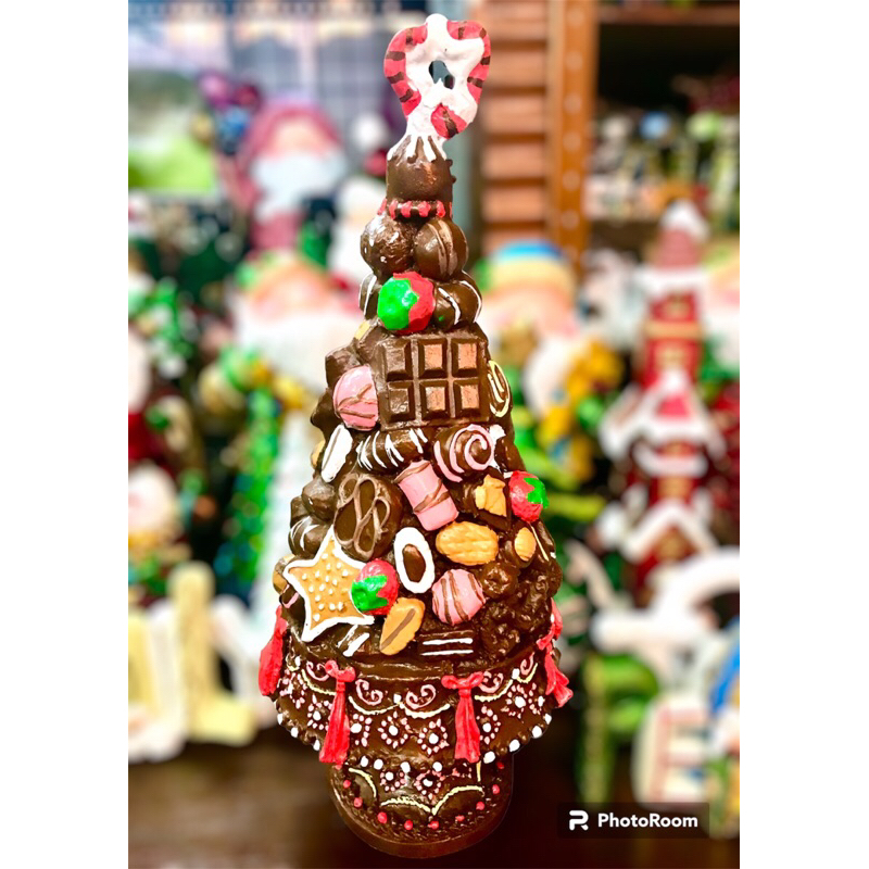 Chocolate candies Tabletop Christmas Tree Display(15"inches tall ...