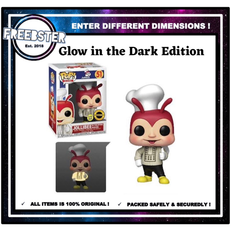 Jollibee Barong Funko Pop ( Glow In The Dark Funko Pop ) Jollibee ...