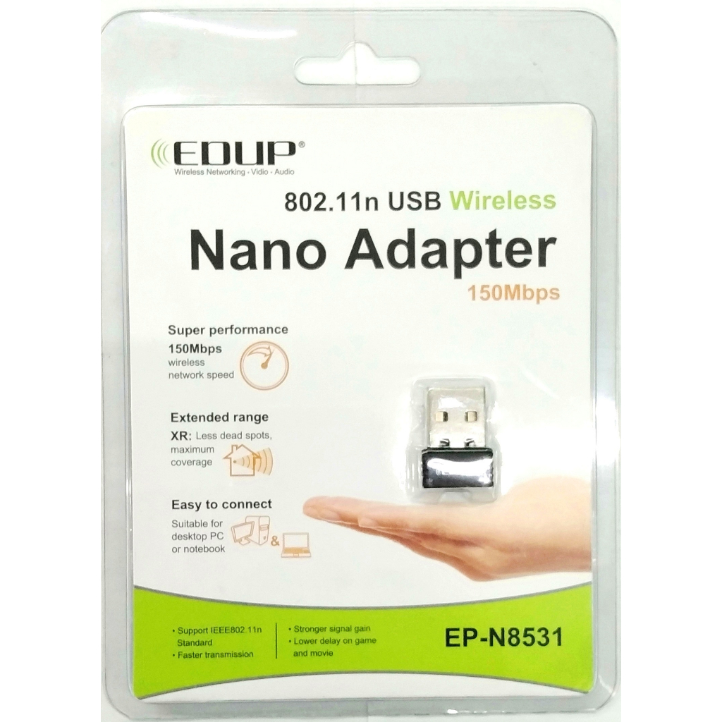Edup Wifi Dongle (150mbps) (EP-N8531) | Shopee Malaysia