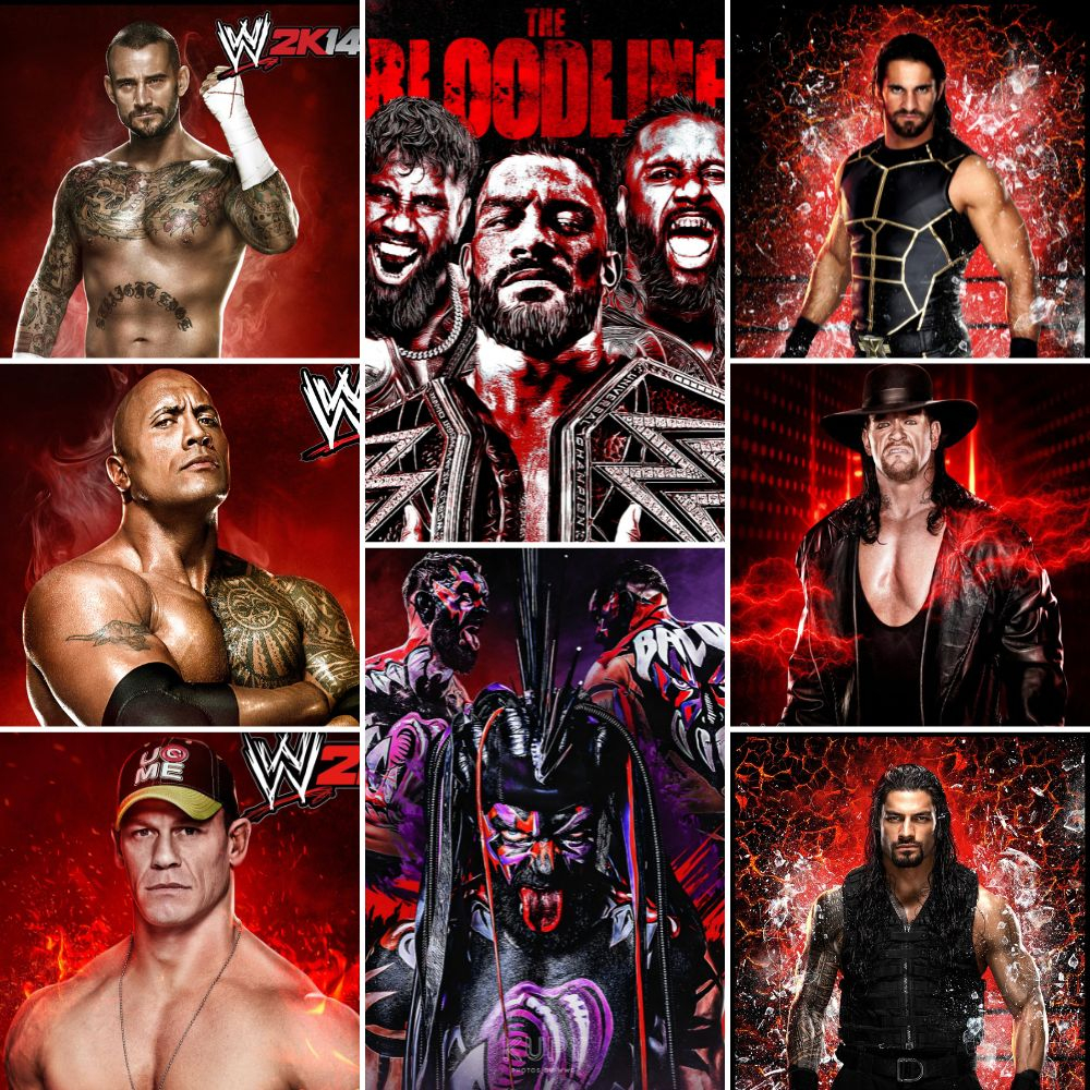 WWE Popular Wrestler Male Posters A4 Size | Shopee Malaysia