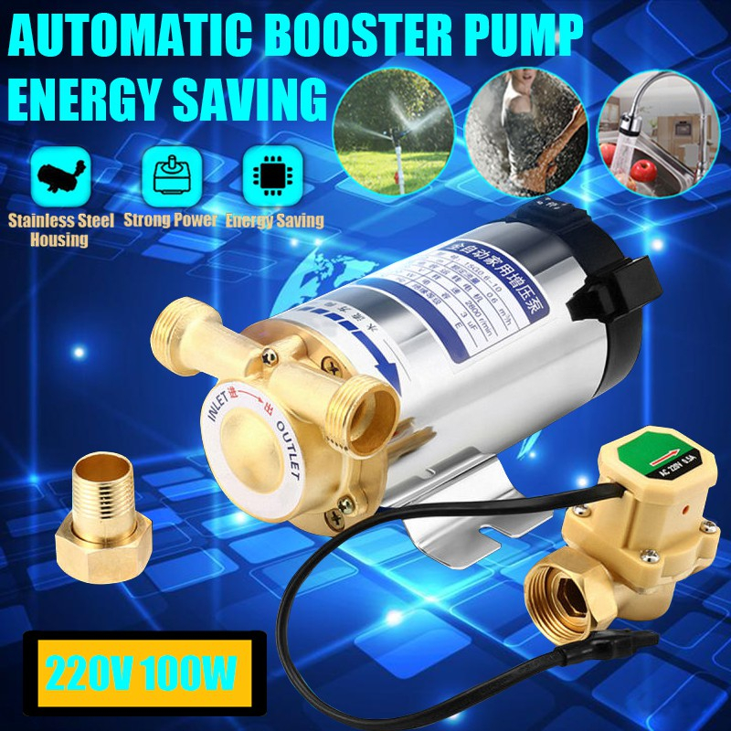 Water Booster Pump Automatic Switch 150W Home kitchen Sink Shower ...