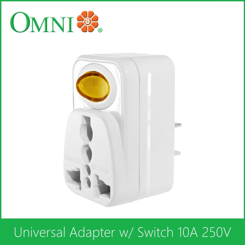 OMNI UNIVERSAL ADAPTER WITH SWITCH SOCKET OUTLET WUS-102 | Shopee Malaysia