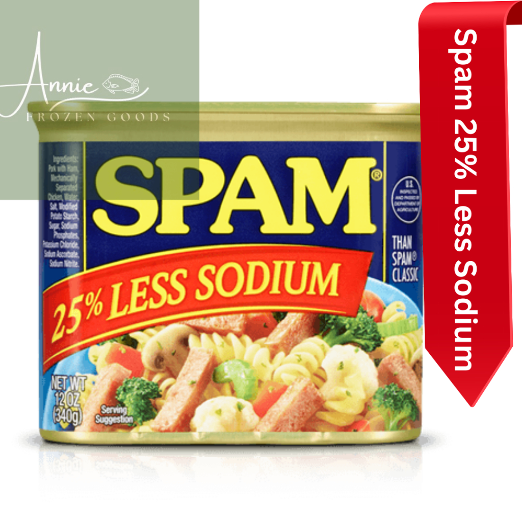 Spam 25% Less Sodium / Spam Lite 340g | Shopee Malaysia