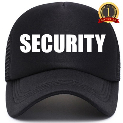 HIGH QUALITY SECURITY GUARD BOUNCER BODYGUARD Mesh Cap Net Cap Trucker ...