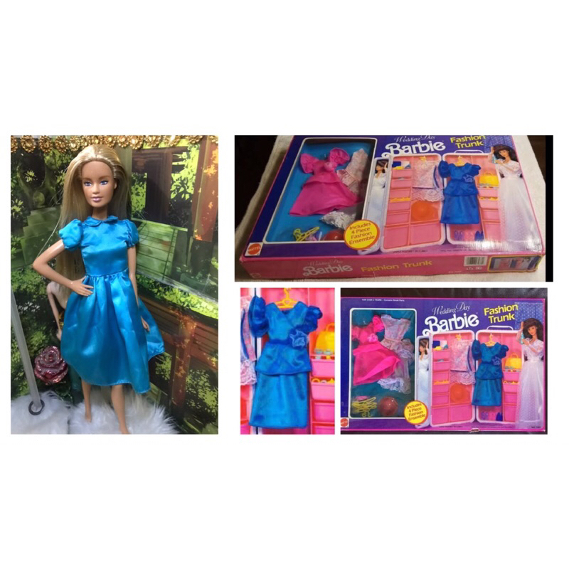1991 midge wedding day barbie fashion mimic trunk-barbie DRESS ONLY ...