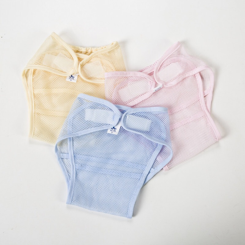 Baby Soft Washable Mesh Diaper Breathable Reusable Nappy | Shopee Malaysia