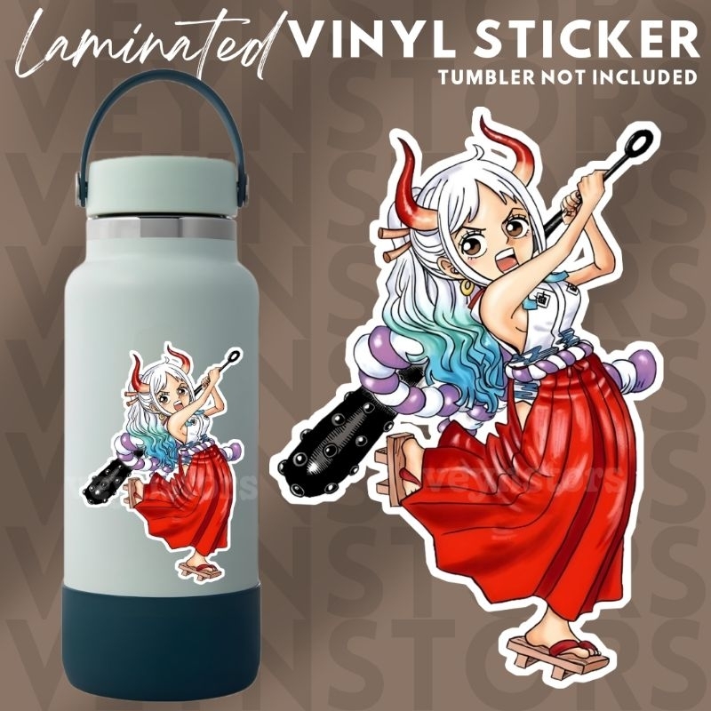 ONE PIECE YAMATO LAMINATED VINYL STICKER | Shopee Malaysia