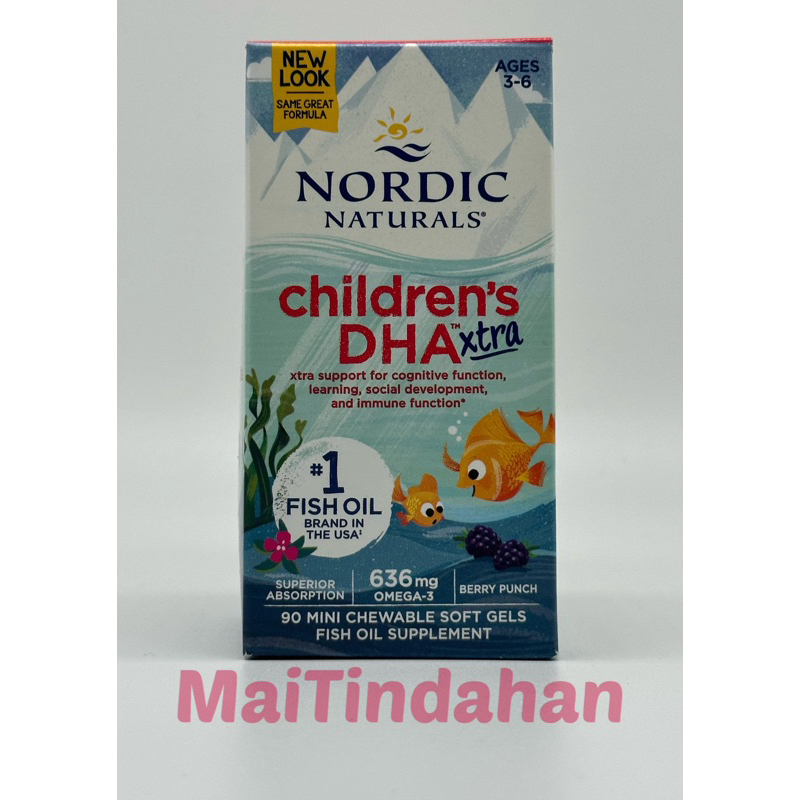 Nordic Naturals Children’s DHA Xtra Berry Punch, 636 mg, 90 Minis Soft Gels | Shopee Malaysia