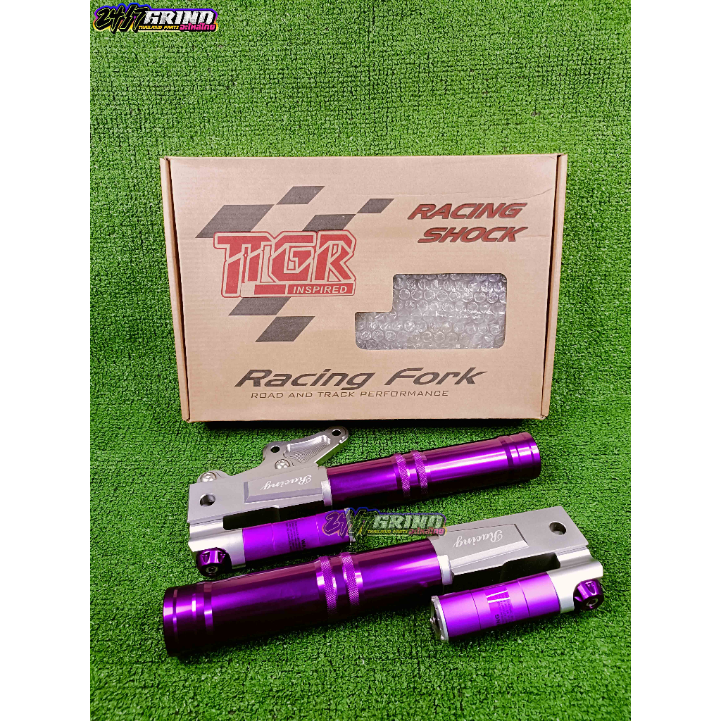 SUZUKI RAIDER 150 TTGR RACING FRONT SHOCK OUTTER TUBE ONLY PURPLE MADE ...