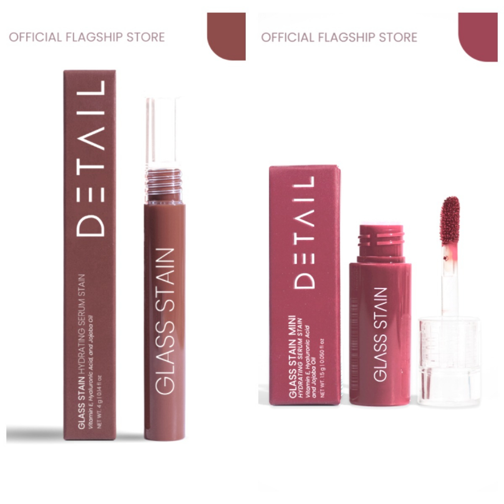 Detail Cosmetics Glass Stain Full Size and Mini | Shopee Malaysia