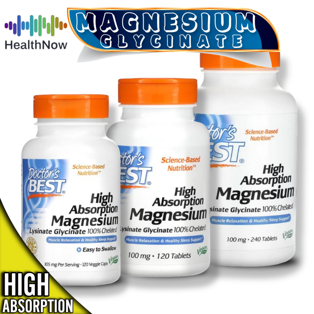 Chelated Magnesium High Absorption or Magnesium Lycinate Glycinate ...