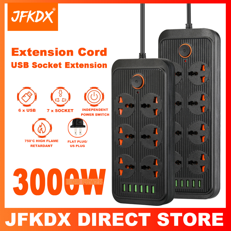 [Freebie] Power Extension Wire With Switch USB Charger Extension Socket ...