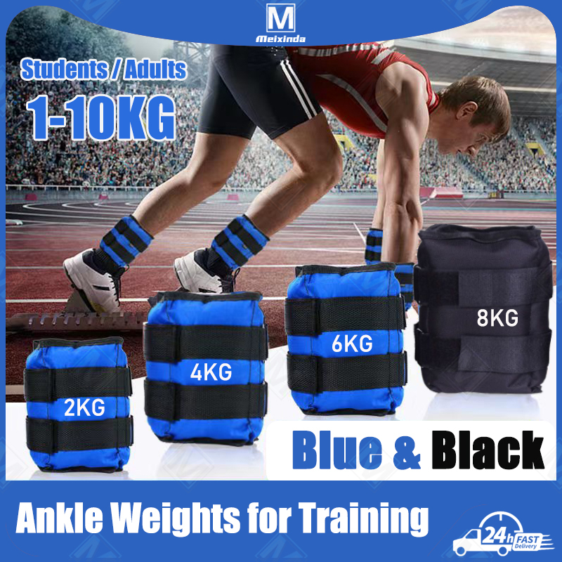 (Pair) Ankle Weights 1-8kg Adjustable Strength Training Leggings ...