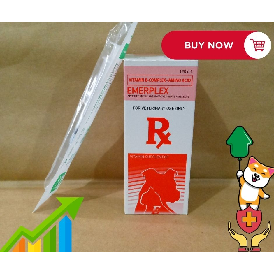 EMERPLEX Vitamin B-Complex + Amino Acid 120ml with Free Syringe ...