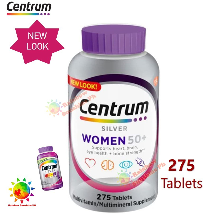 Centrum Silver Women 50+ Multivitamin/Multimineral Supplement 275 ...